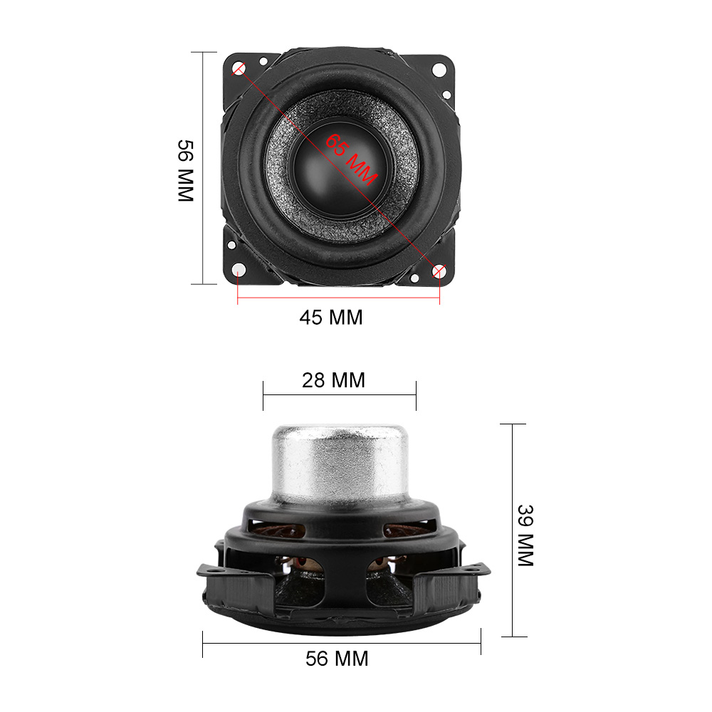 AIYIMA 2PC 2 Inch Fever Full Range Speaker Driver ... – Vicedeal