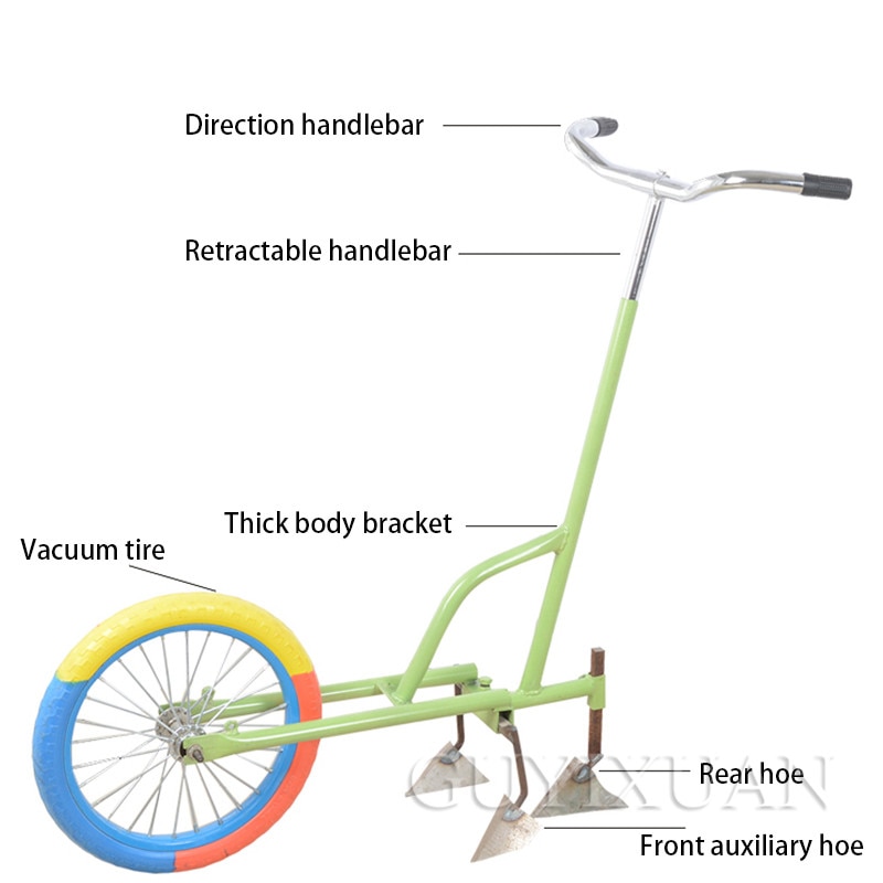 GUYX Household small hand push weeder Tiller Rotar... – Grandado