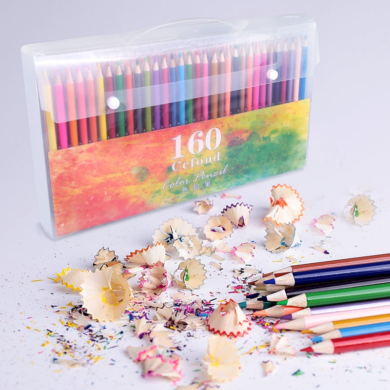Ccfoud 160 Colors Wood Colored Pencils Lapis De Co... – Grandado