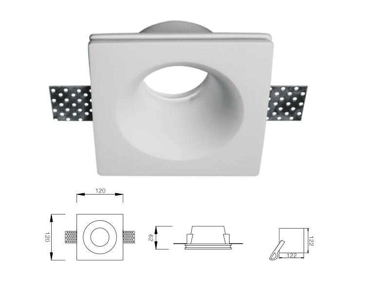 Special cool Recessed gesso spot light with 5W LED... – Vicedeal