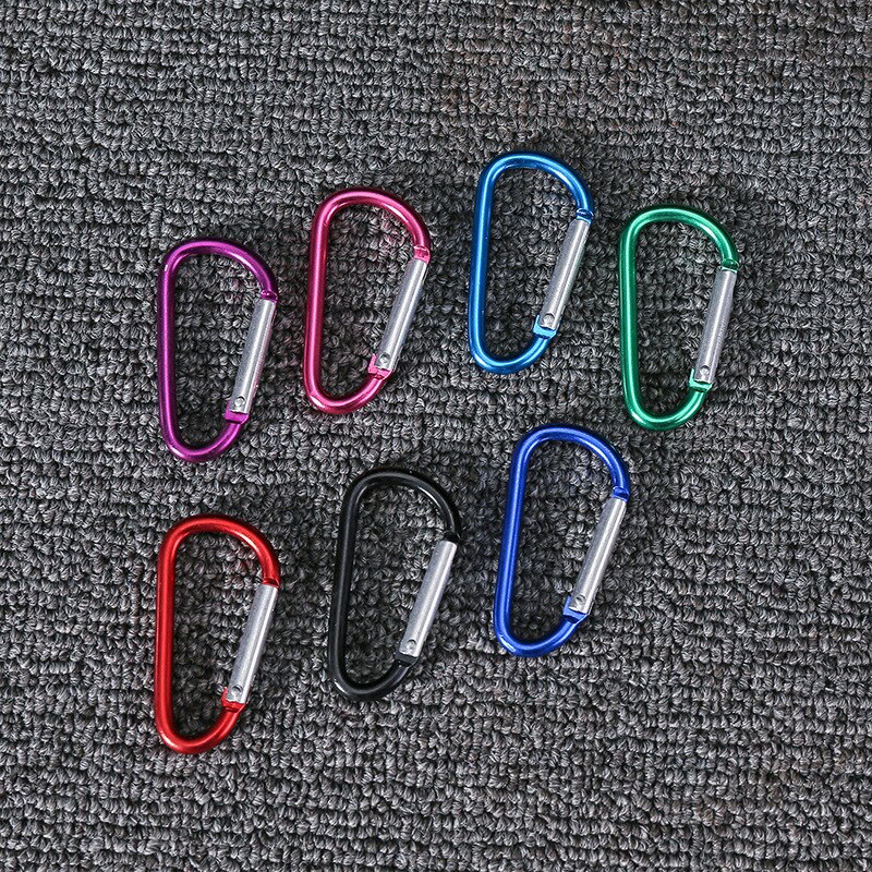 20pcs Mini Carabiner Keychain Alluminum Alloy D-ri... – Vicedeal