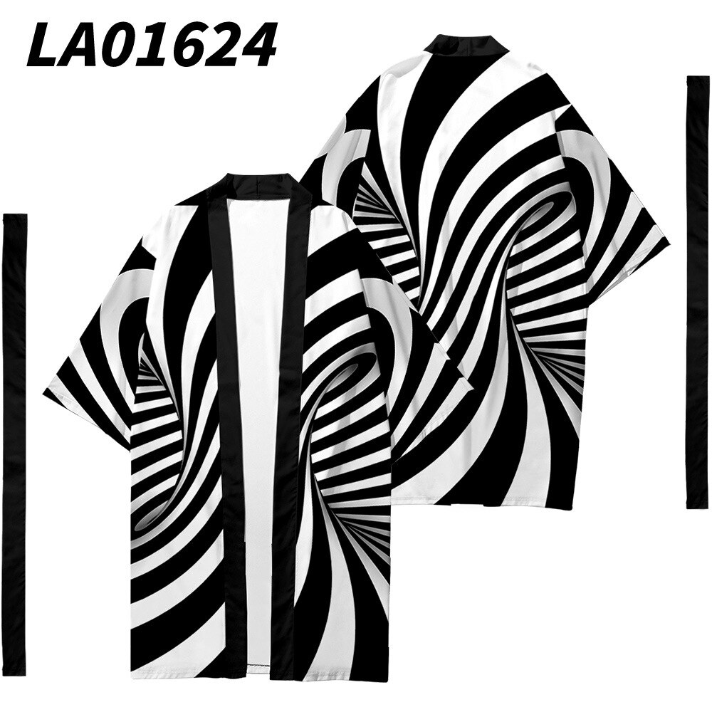 Men's Japanese Traditional Ethnic Long Kimono ... – Vicedeal