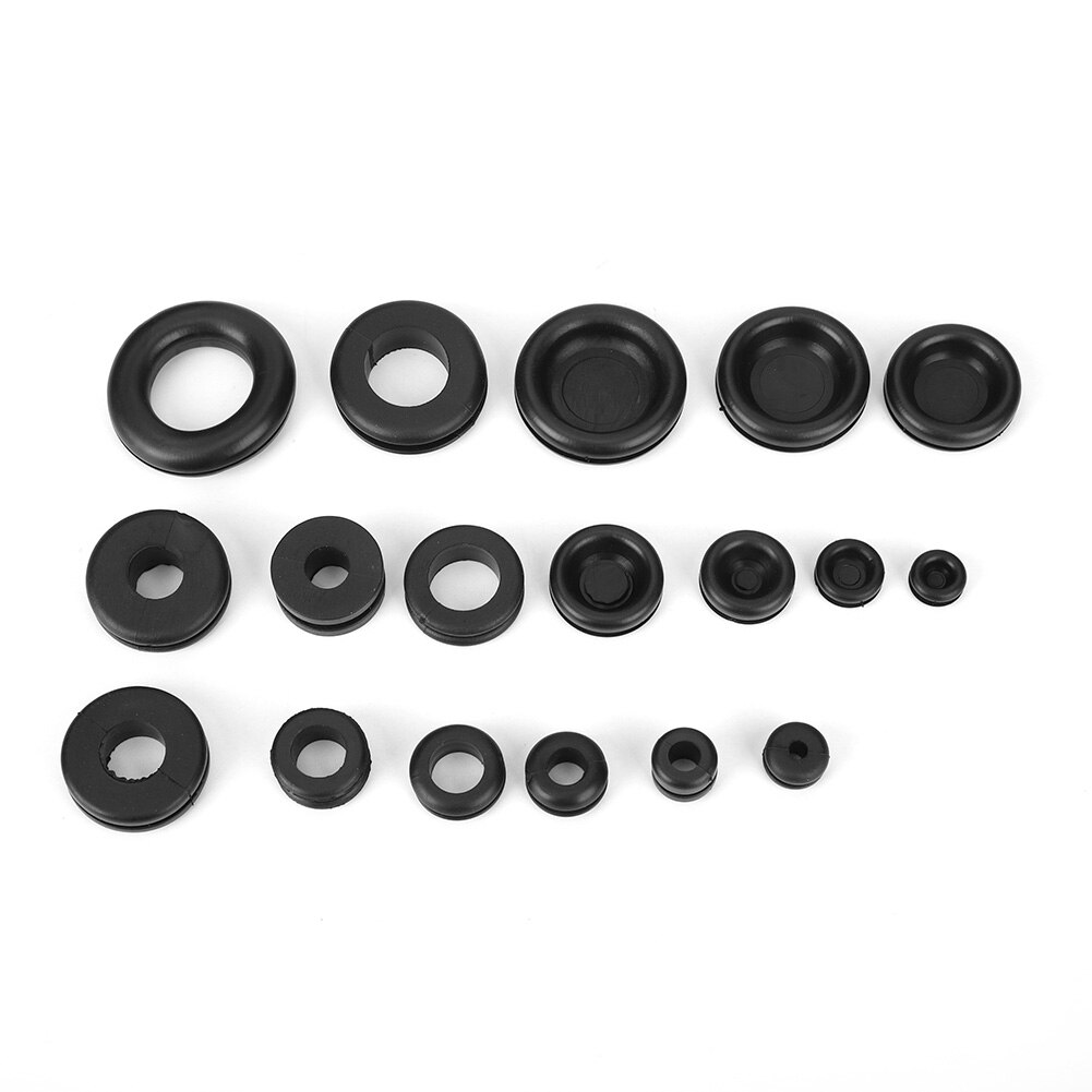 grommet 125Pcs Rubber Grommet Assortment Kit Elect... – Vicedeal