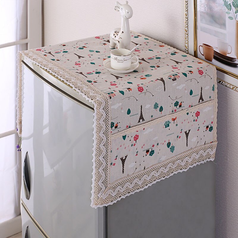 Cotton Linen Refrigerator Covers Dust Covers Refri... – Vicedeal