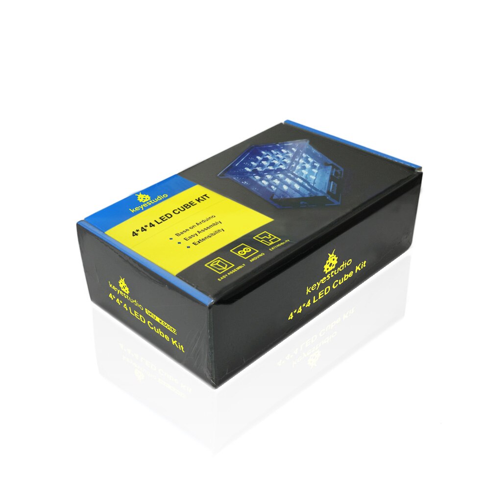 Keyestudio 4x4x4 LED C ube Kit for Arduino Project... – Grandado