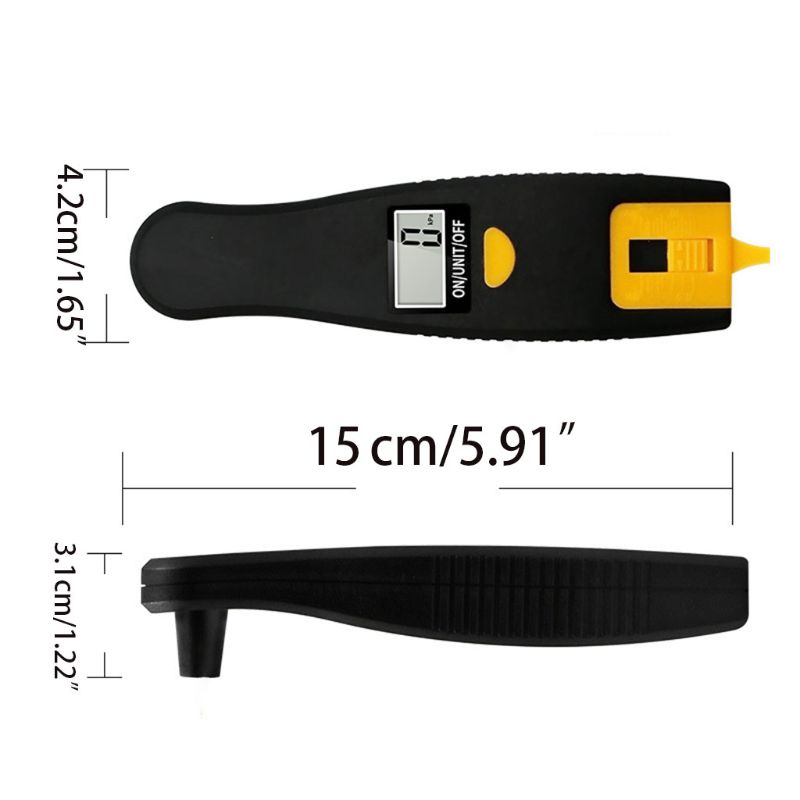 2-In-1 Digital Tire Pressure Gauge LCD Display 100... – Grandado