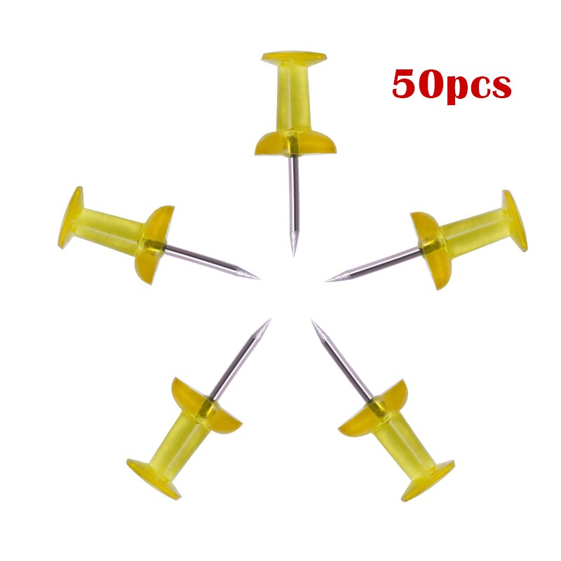 LMDZ 50Pcs Clear Push Pins Drawing Pins Notice Cor... – Vicedeal