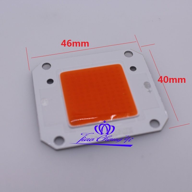 DC12V 50W COB LED Full spectrum 400-840nm High Powe Grow Light for ...