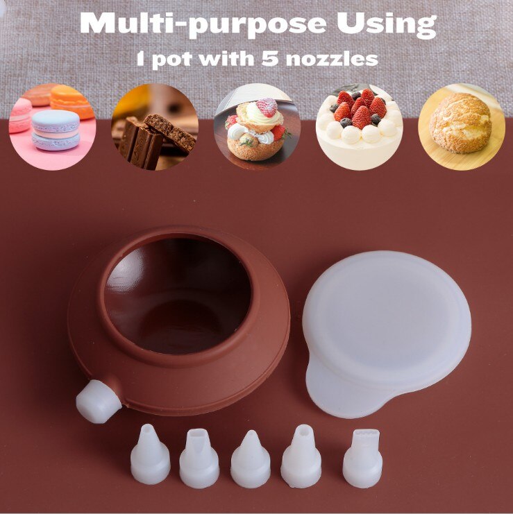 Practical Silicone Macaron Decorating Device Kitch... – Vicedeal