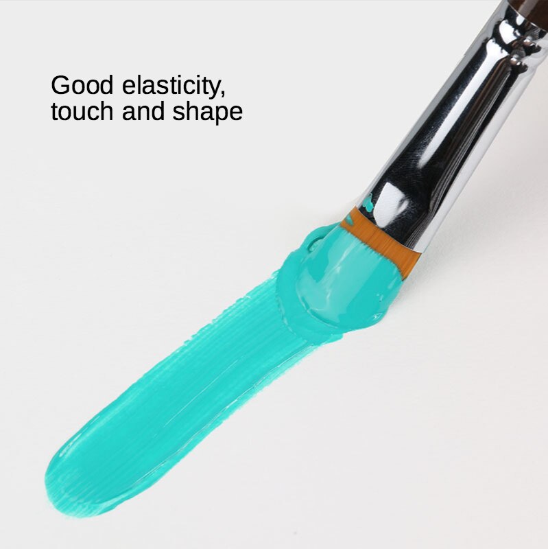 hazel shaped nylon paintbrush 13 individual packag... – Vicedeal