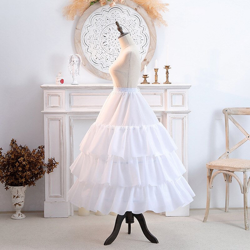 Plus-Sized Size Lotusblad Crinoline Drie Stalen Ri... – Vicedeal