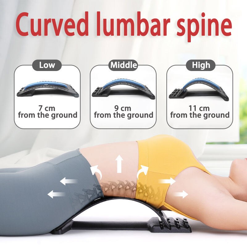 Lumbar spine relief device, waist massager, lumbar... – Vicedeal