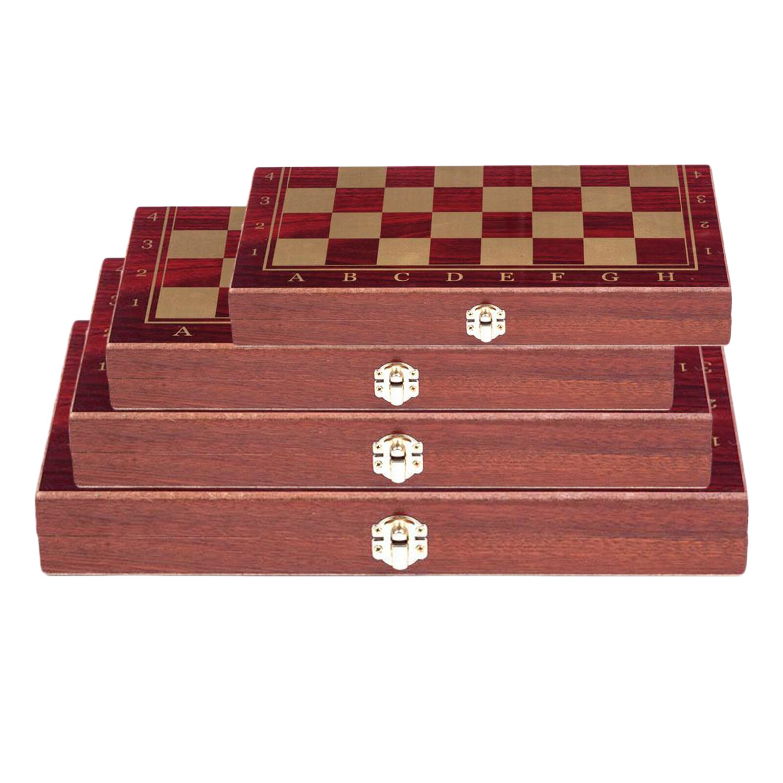 Wooden Chess Set with Storage Box, Crafted Folding... – Grandado