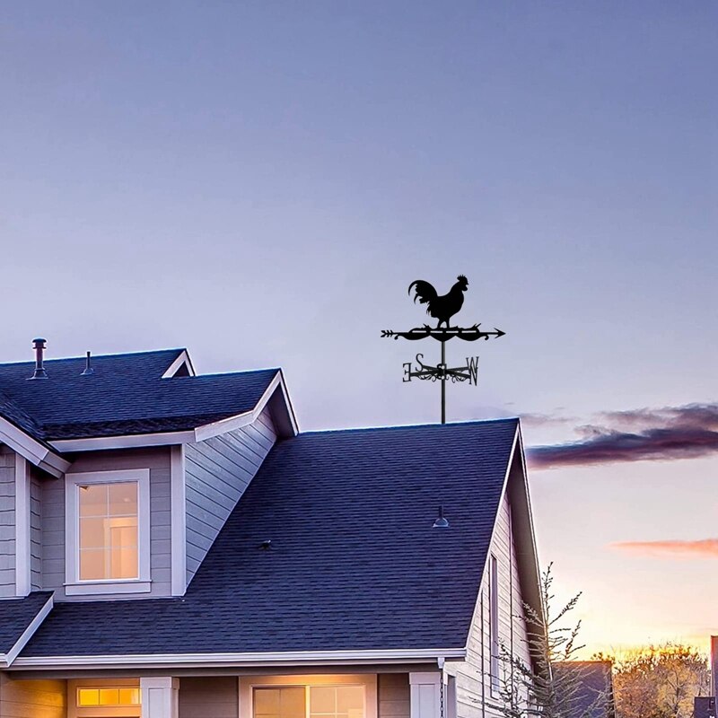 Cockerel Weather Vane - Decorative Wind Direction ... – Grandado