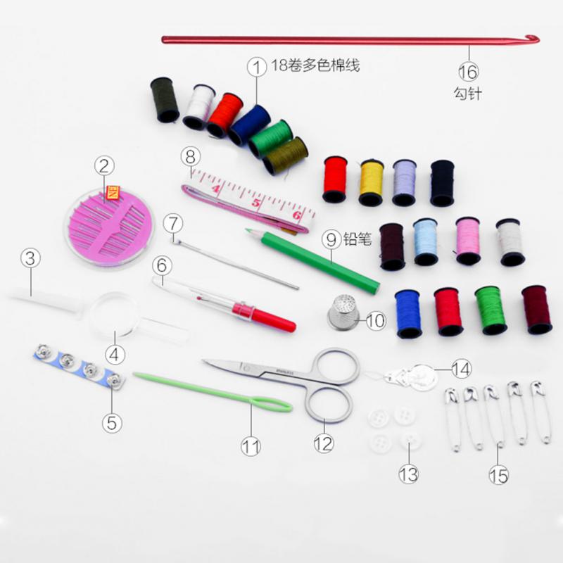 52pcs/set Portable Travel Sewing Box Kitting Needl... – Grandado