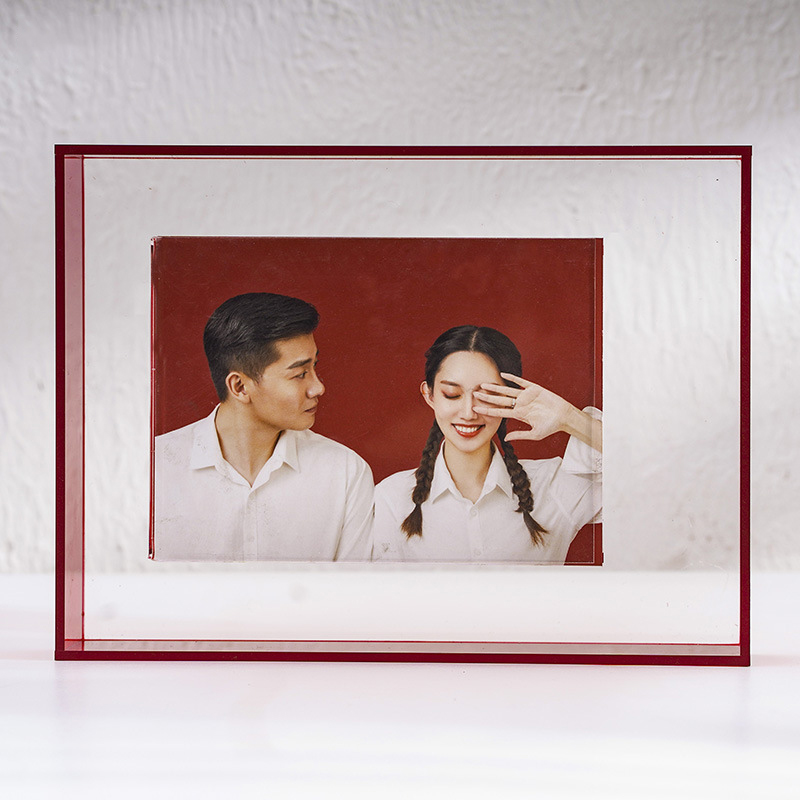 Wall Iridescent Free Standing Photo Display for Of... – Grandado