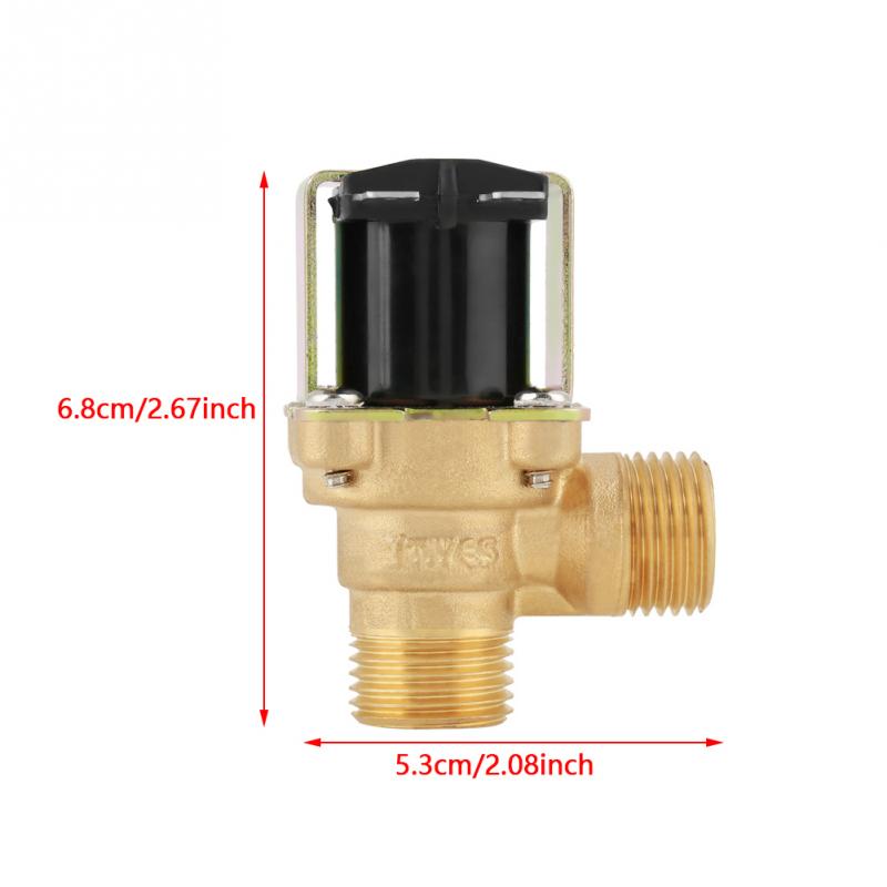 DC 12V DN15 G1/2 Brass Electric Solenoid Valve Nor... – Vicedeal