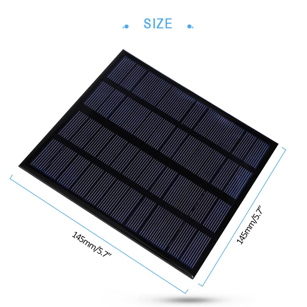3W 12V 250mA Solar Power Panel A-Class Polysilicon... – Grandado