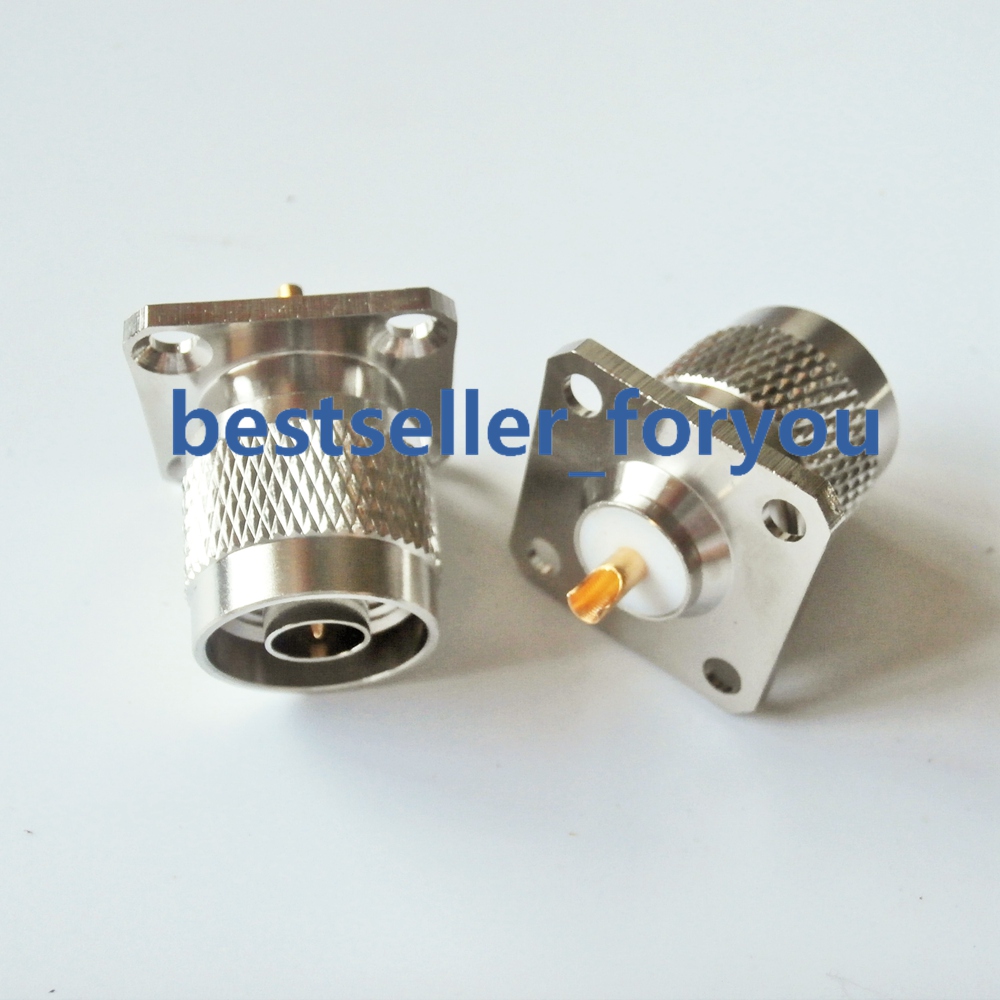 Rf N Type Male Plug Rf Coaxiale Connector 4-Hole P... – Grandado