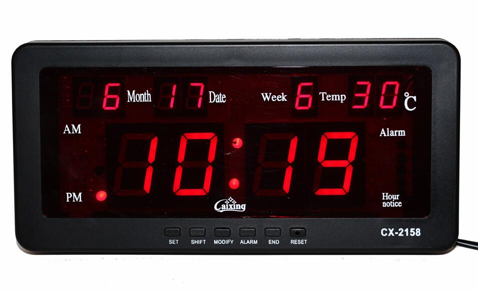 Electronic LED Digital Calendar Alarm Clock with T... – Vicedeal