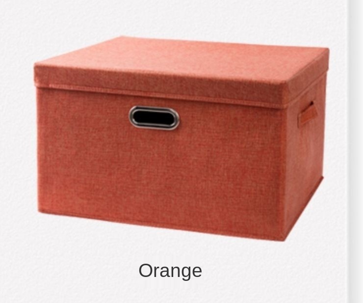 Large cotton linen Fabric folding storage box Kids... – Vicedeal