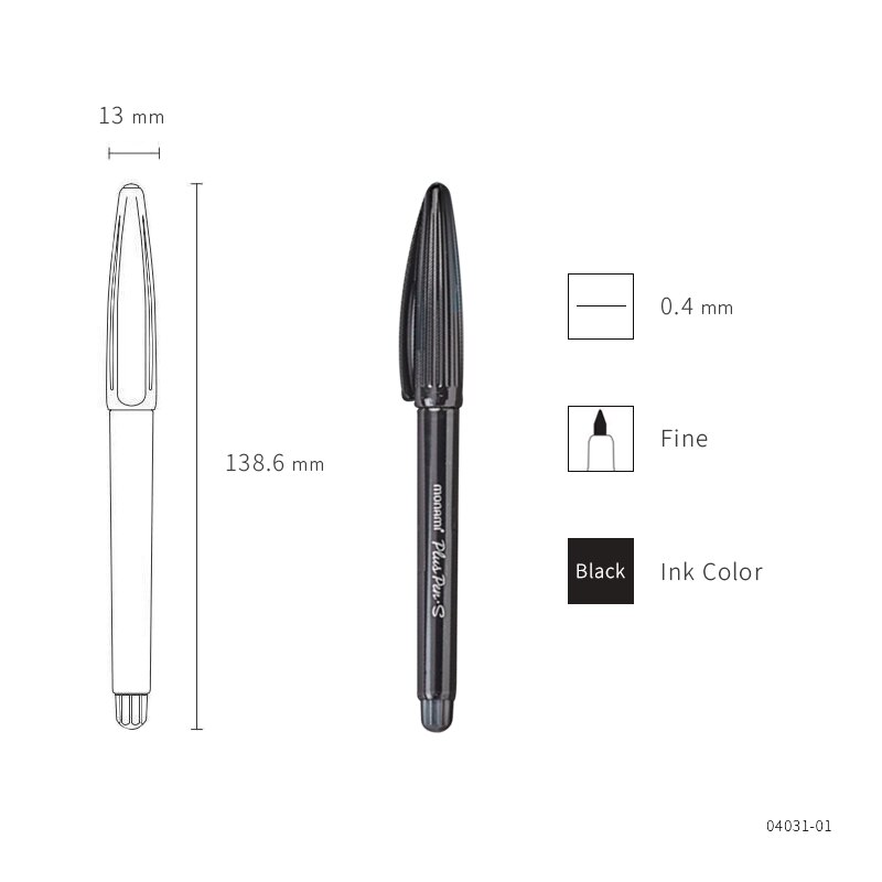 Monami 12 Color Fine Liner Pen Felt Tip Pen Water ... – Grandado