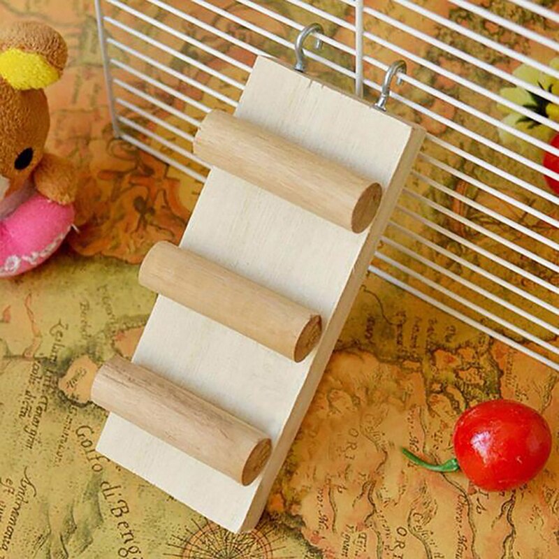 Wooden Ladder Small Pet Cute Hamster Toy Stairs DI... – Vicedeal