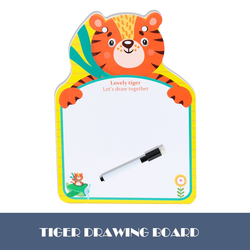 Kids Drawing Board Wooden Erasable Double-sided To... – Grandado