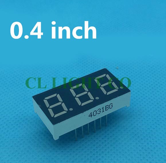 0.4 inch rood 7 Segment display 0.4 "radixpunt LED... – Grandado