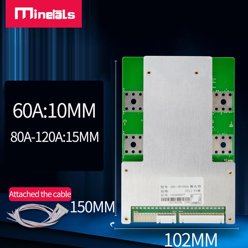 14s 48v BMS PCM 80a 100a 120a Li Lipo with balance... – Grandado