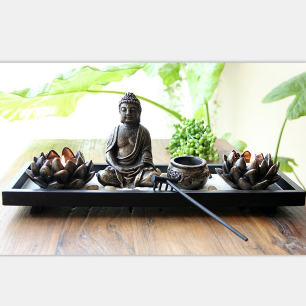 Japanese Style Buddha Incense Holder Zen Sand Gard... – Grandado