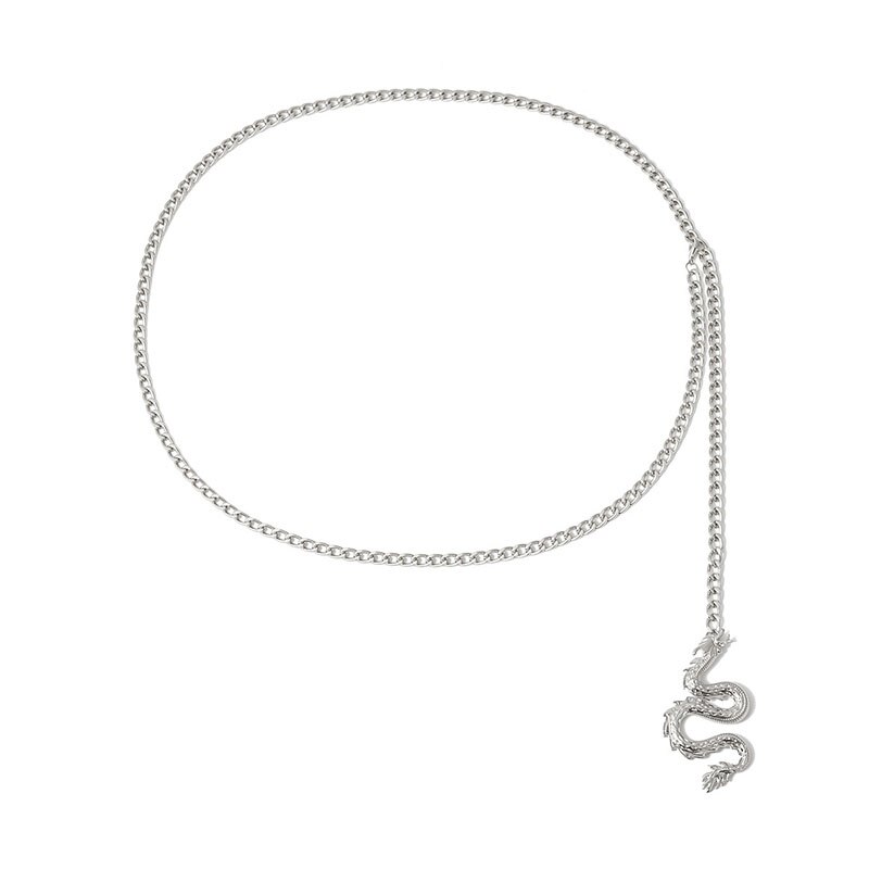 Gold Silver Metal Chain Women Belt Waist Chain Dre... – Grandado