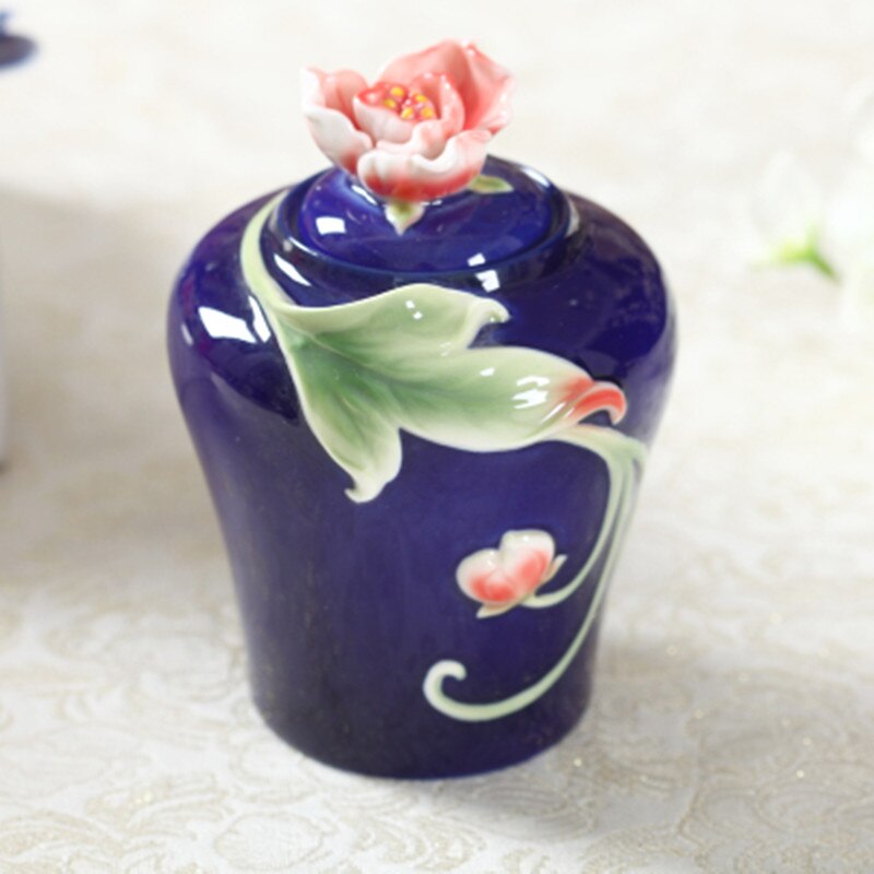 Creatieve Pioen Suiker Potten Bone China container... – Grandado