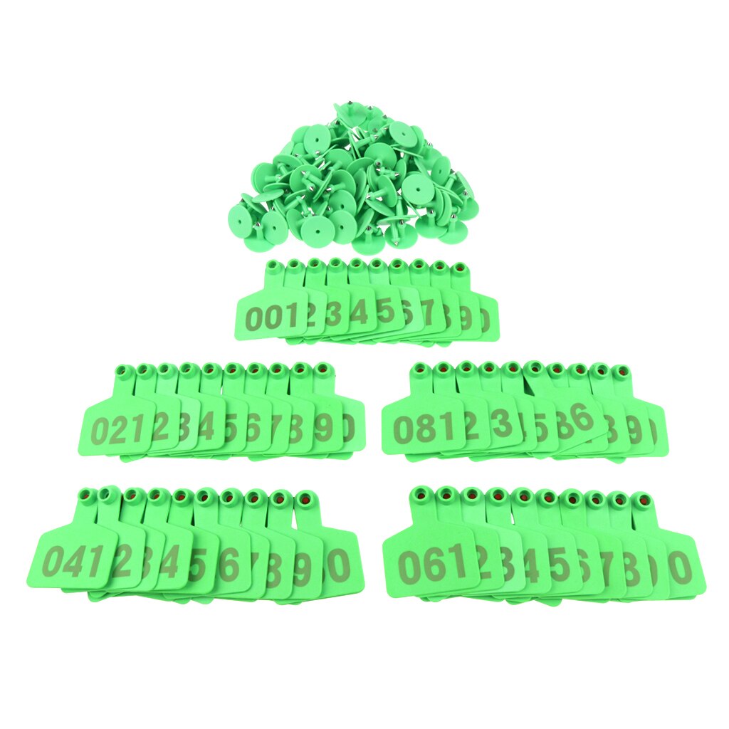 100 PCS Ear Tags, Pig Cows Livestock Ear Tag Marke... – Grandado