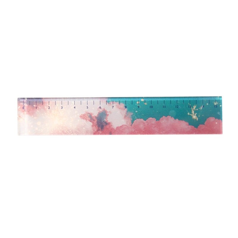 6 designs 15 cm Starry sky Acrylic color ruler mul... – Vicedeal