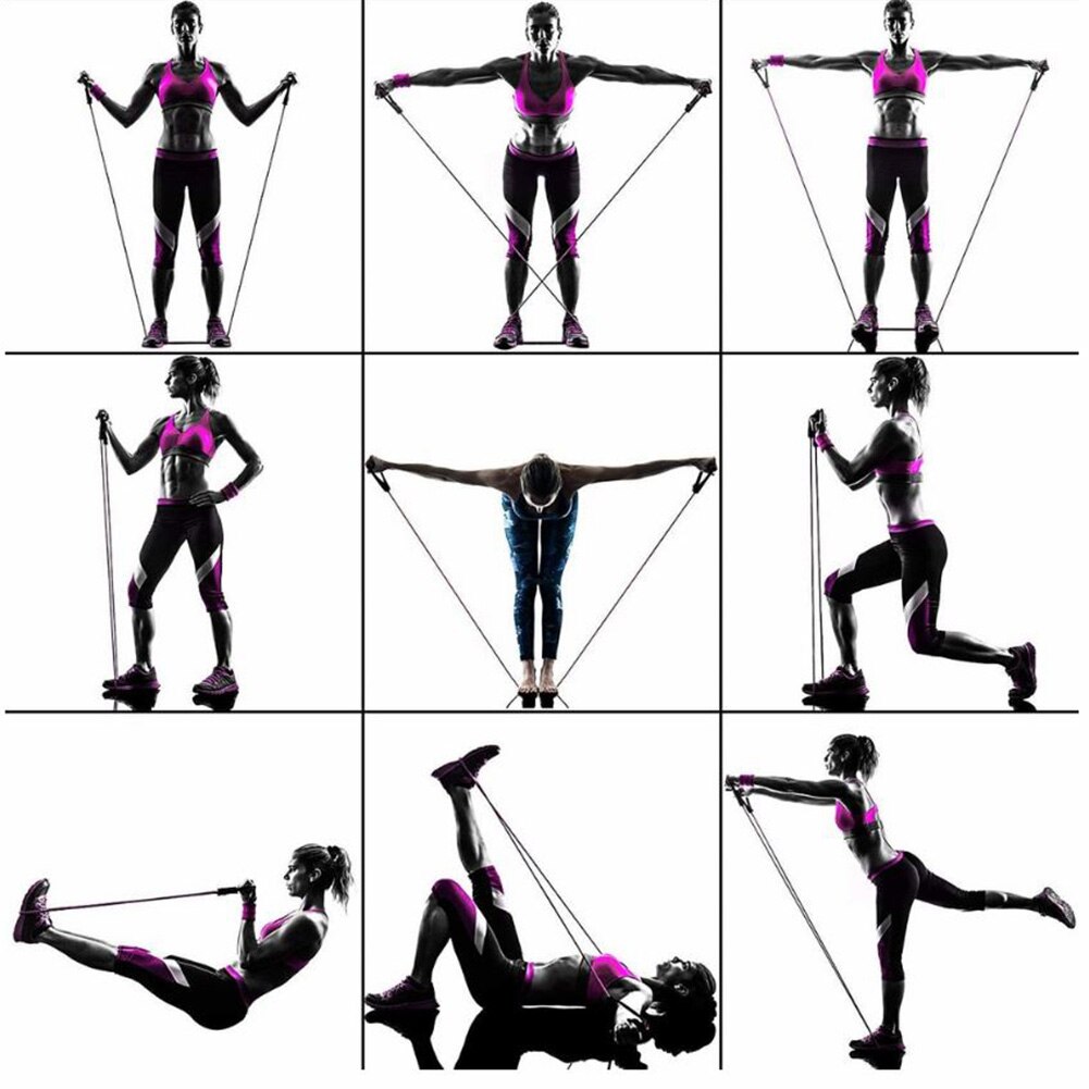 Workout Resistance Band Belt Strap Strength Muscle... – Grandado