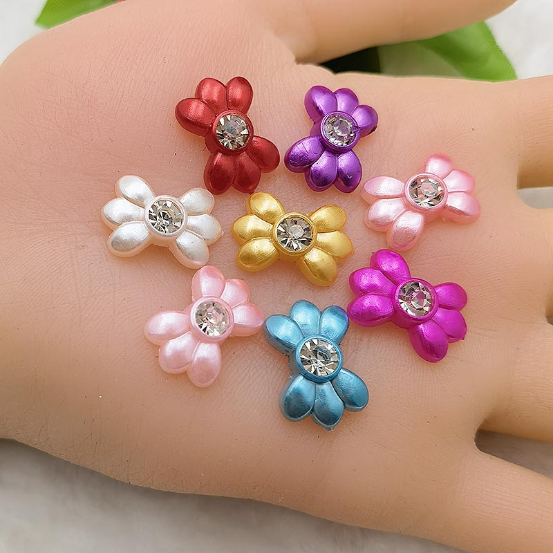 DIY 30pcs mix 12*18mm AB Resin 3d Bow Tie Flatback... – Grandado
