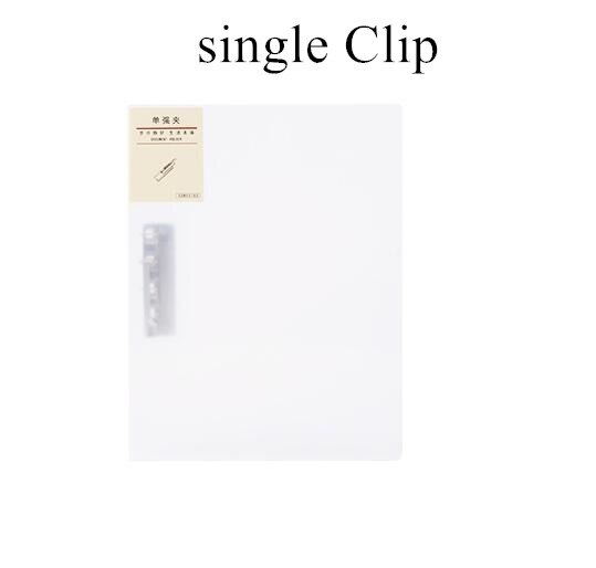 Transparent Single Double File Folder Writing Pad ... – Grandado