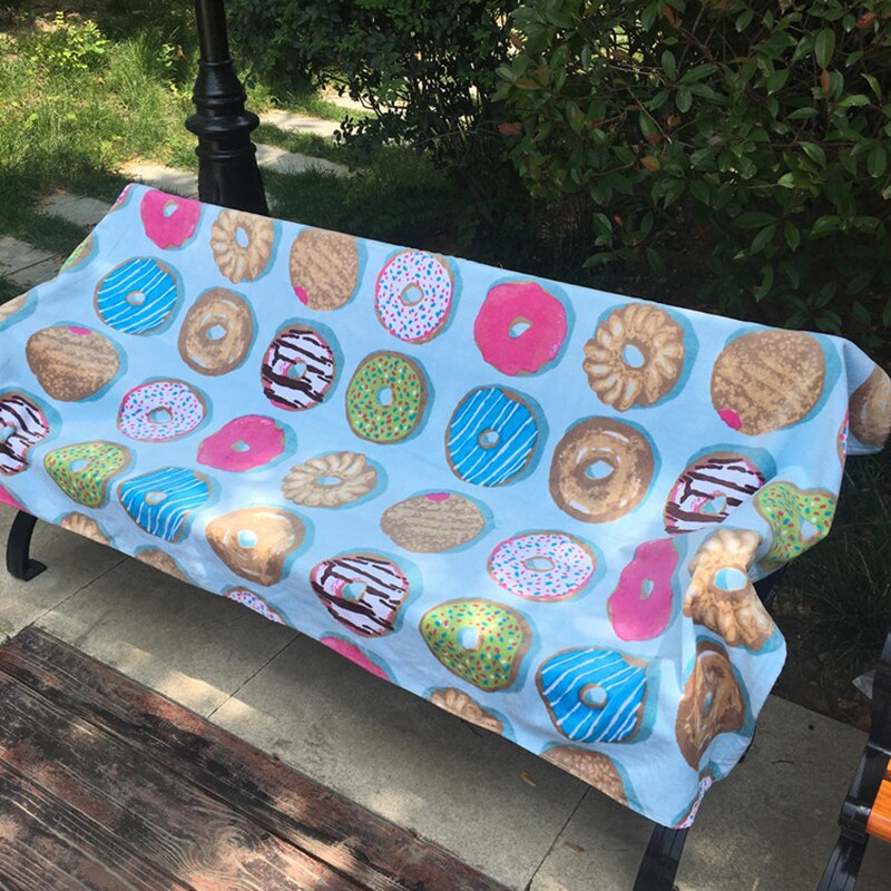 Donut/cactus katoenen absorberende handdoek, carto... – Vicedeal