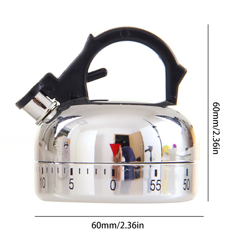 1 PCS 60 Minutes Kitchen Timer Kettle Shape Gadget... – Vicedeal