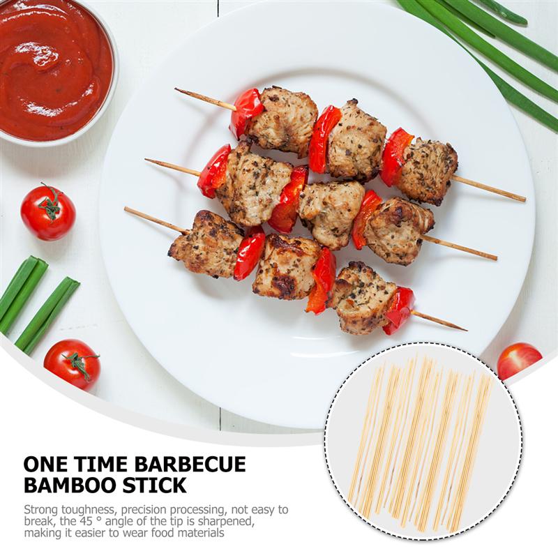 540Pcs Nuttig Bamboe Veilig Kabob Spies Bbq Spies ... – Vicedeal
