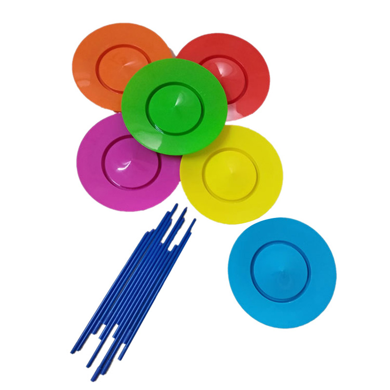 6 Sets Plastic Spinning Plate Juggling Props Perfo... – Vicedeal