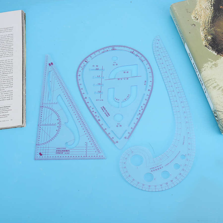 3Pcs Sew Curve Shaped Ruler Measure for Sewing Dre... – Vicedeal