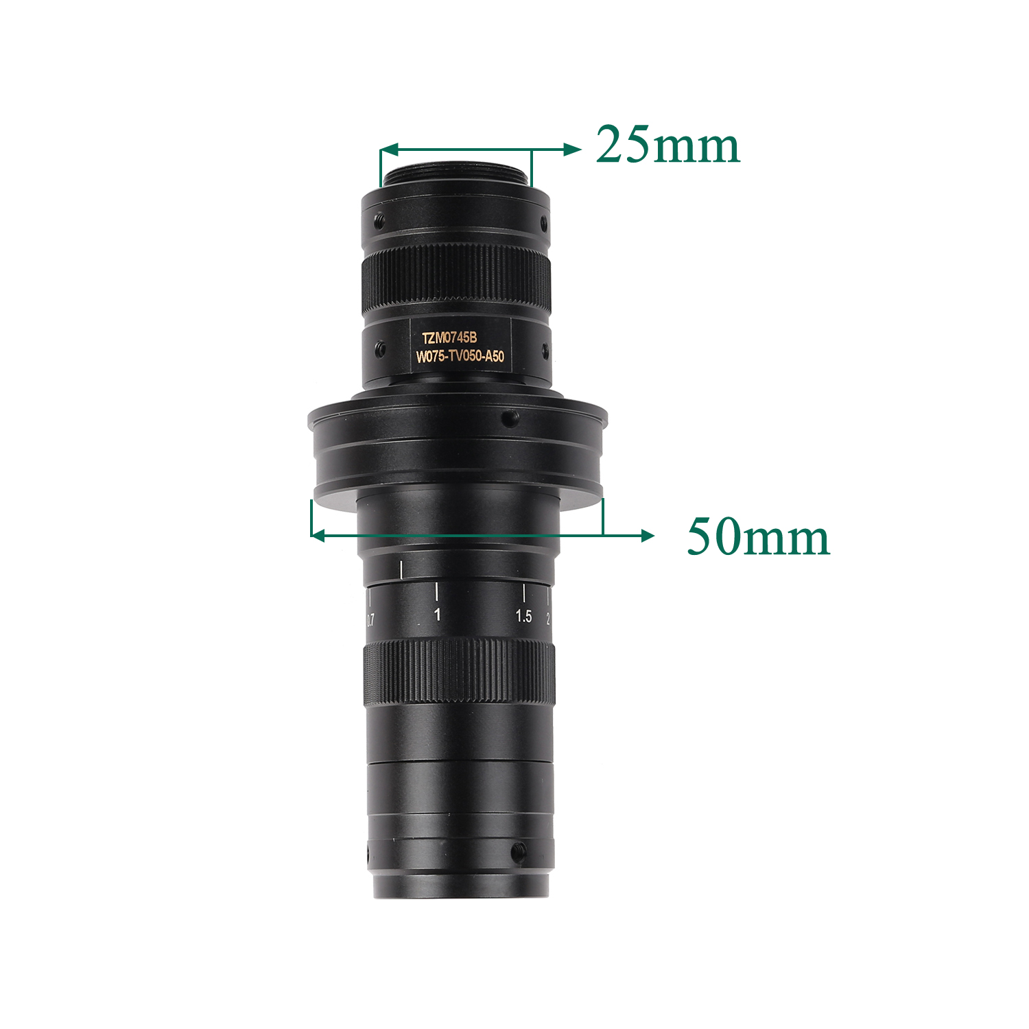 150X Monocular Microscope Lens 0.7-4.5X Adjustable... – Grandado