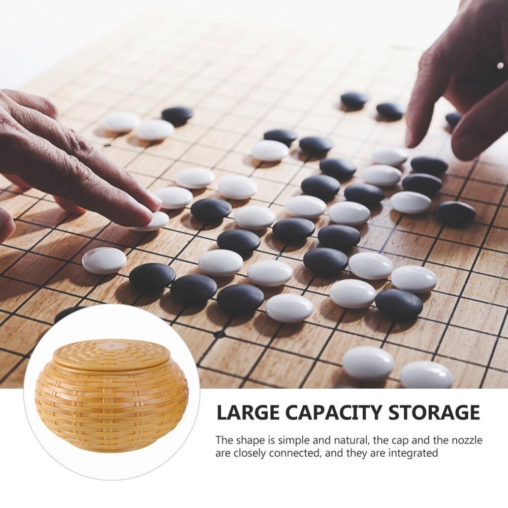 2pcs/Set Go Chess Pieces Storage Pot Wooden Go Gam... – Grandado