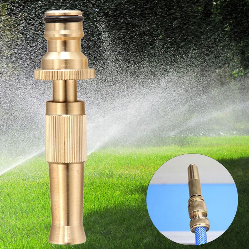 Trädgård bevattning spray justerbar mässing slang ... – Grandado