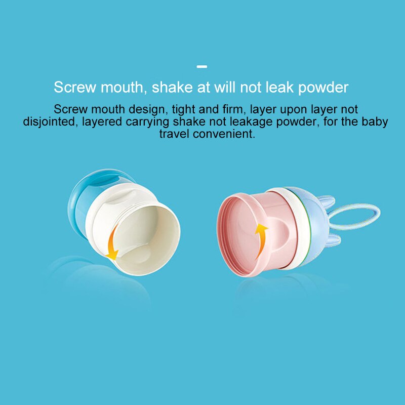 3 layers Bear Style Portable Baby Food Storage Box... – Vicedeal