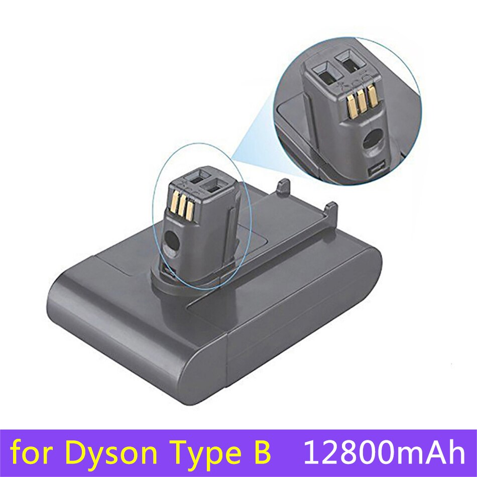 2022 für Dyson V6 V7 V8 V10 Typ A/B 12800mAh Ersatz Batterie für Dyson ... 2022 für Dyson V6 V7 V8 V10 Typ A/B 12800mAh Ersatz Batterie für Dyson ...
