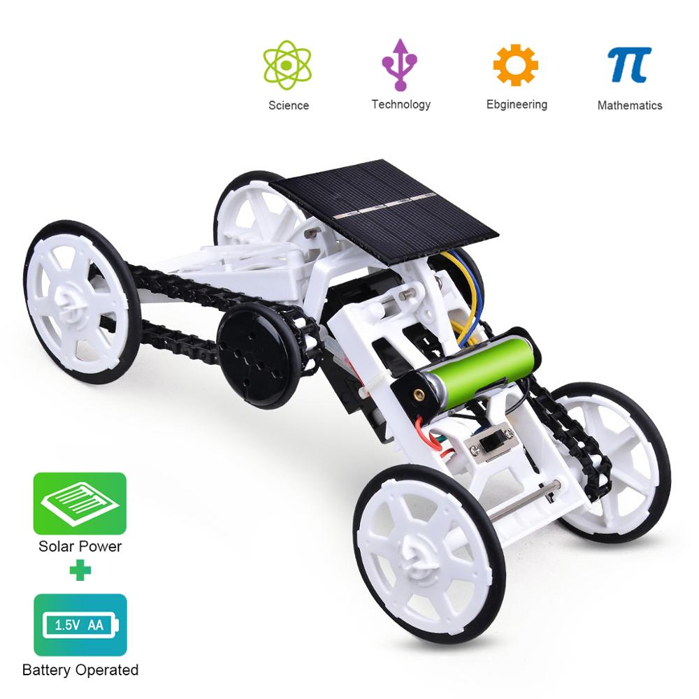 DIY 4WD Climbing Vehicle Motor Car Educational Sol... – Grandado