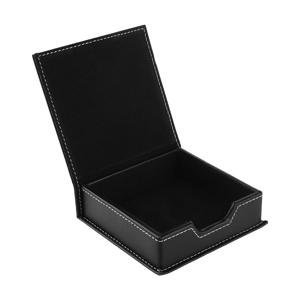 XRHYY PU Leather Desktop Name Cards Sticky Notes H... – Grandado